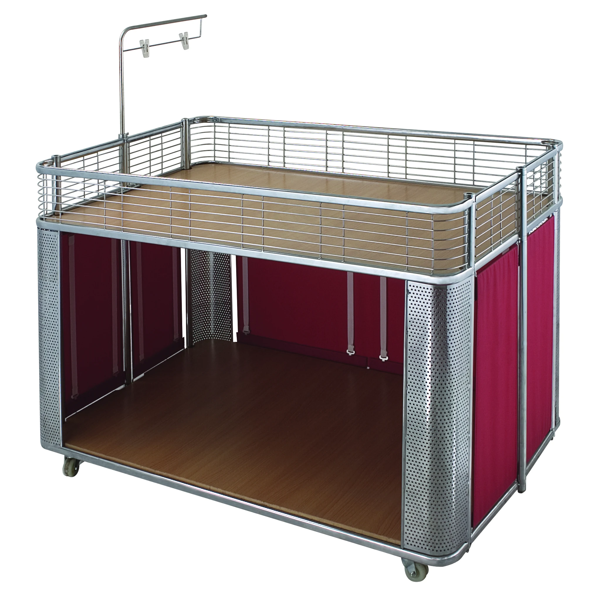 Custom Movable Supermarket Retail Products Advertising Display Stand ...