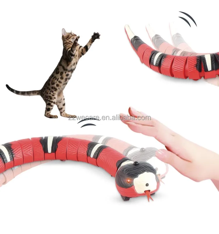 Interactive Smart Sensing Snake Tease Cats Funny Toys