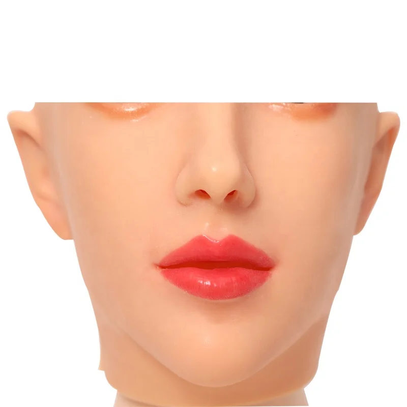 DIY Artificial Full Head Mask Silicone Faces Realistic
