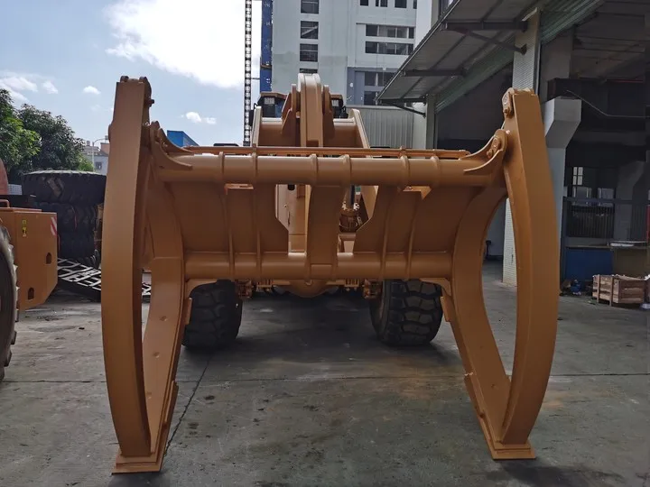 Chinese New Design Hydraulic Grab Wood Loader 25t Wheel Log Loader for ...