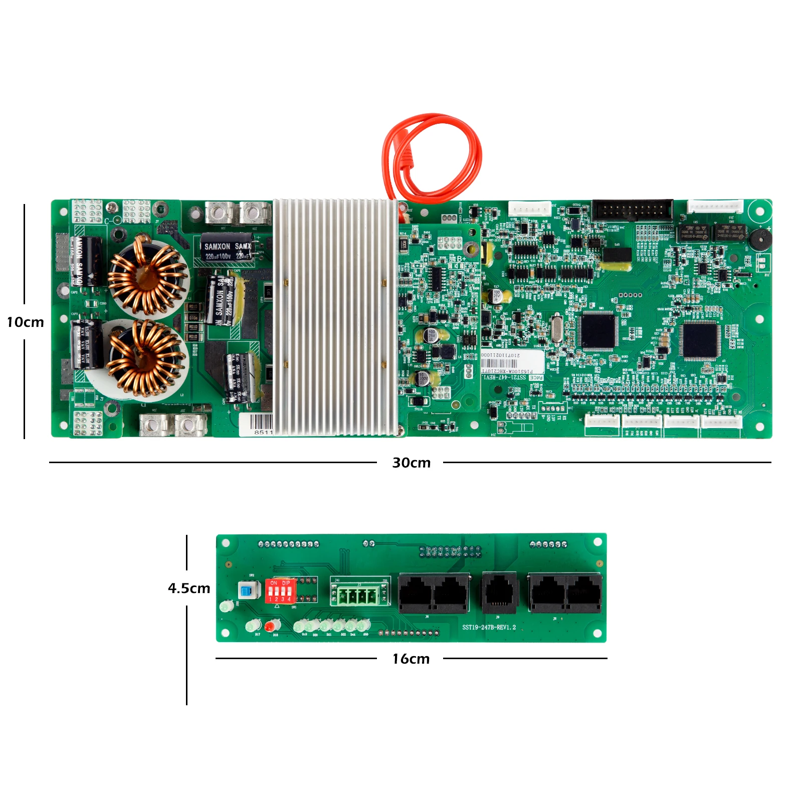 16S 48V Battery Management System for Lifepo4 Lithium Packs