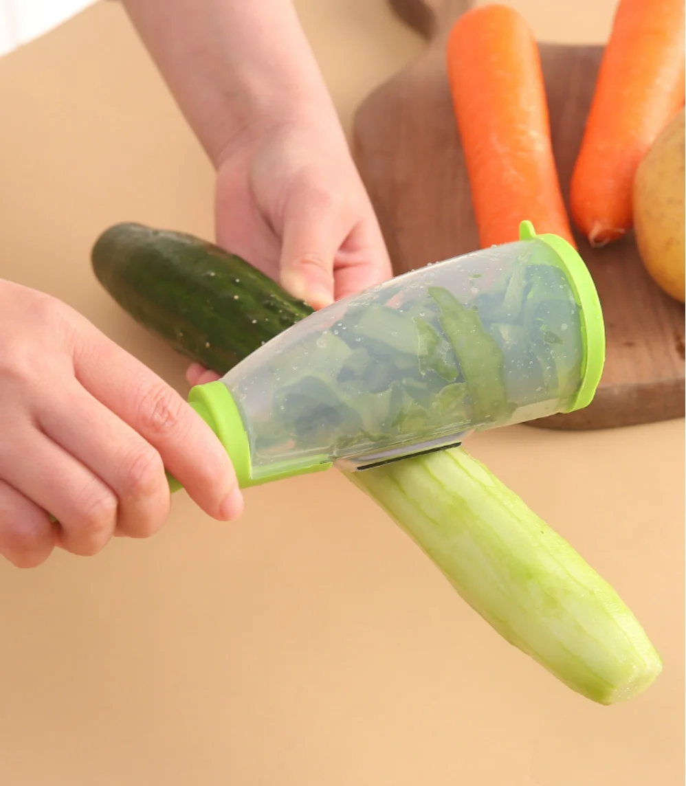 Kitchen Gadgets Stainless Steel Multi-functional Peeler Fruit Vegetable ...