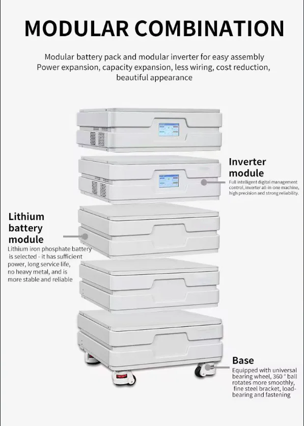 Multiple Combinations Stacked Mppt 5kw Inverter With Storage Lithium ...