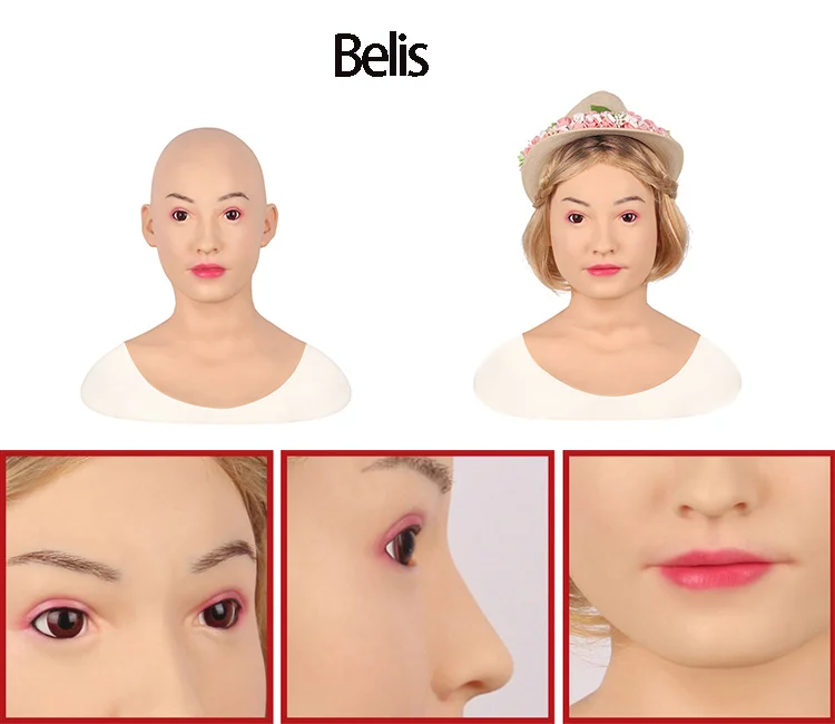 URCHOICE Silicone Female Masks - Lifelike Drag Queen Masks