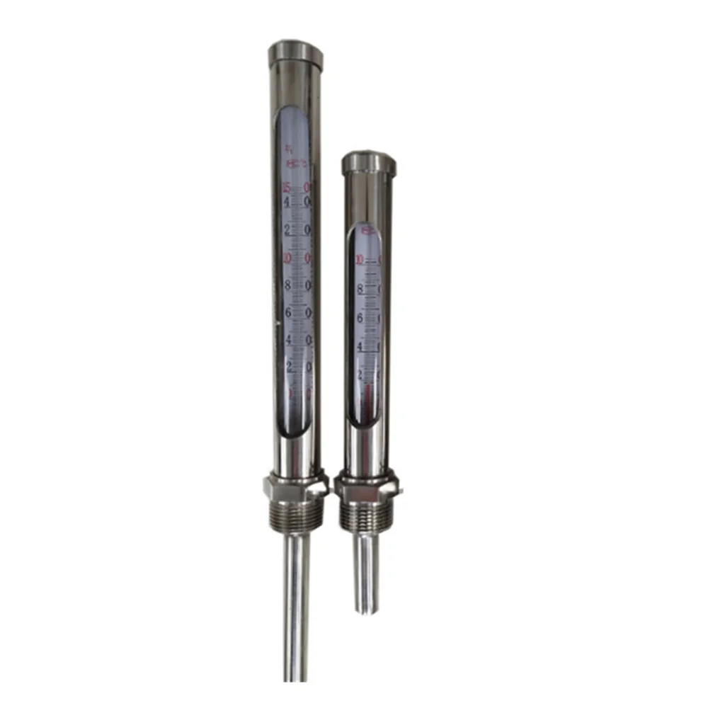 Stainless Steel Metal Shell Thermometer Pipeline Measurement - Buy ...