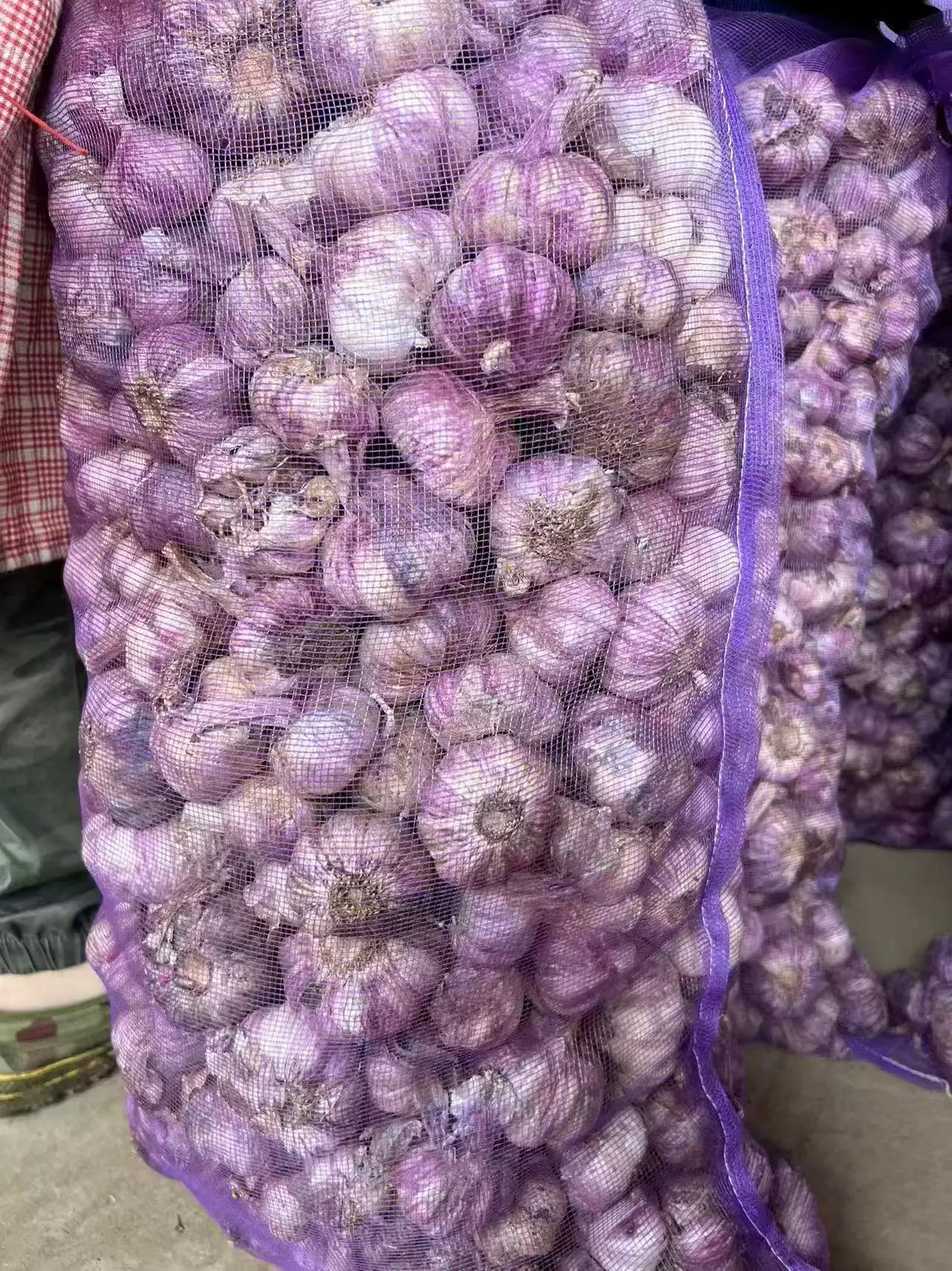 Alibaba.com: 10kg/20kg/1kg HDPE mesh bags for fresh garlic export ...