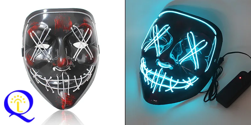 Custom Design Halloween Led Mask V For Vendetta Mask Anonymous Guy 10 ...