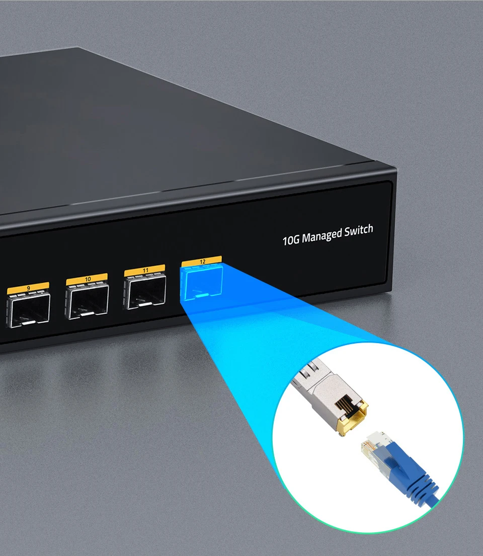 10G SFP+ 12 Port L3 Managed Network Switch - Smart & Reliable
