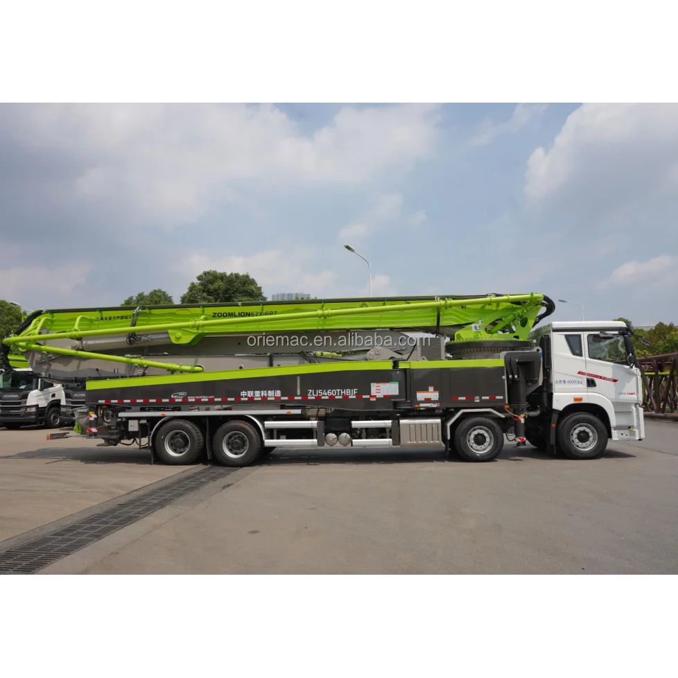 Zoomlion 52m Concrete Pump Truck 52x-6rz With High Quality - Buy ...