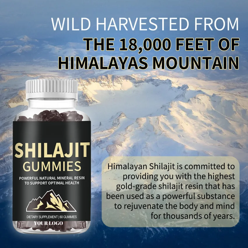 Haosen Shilajit Gummies - 500mg Pure Himalayan Supplement