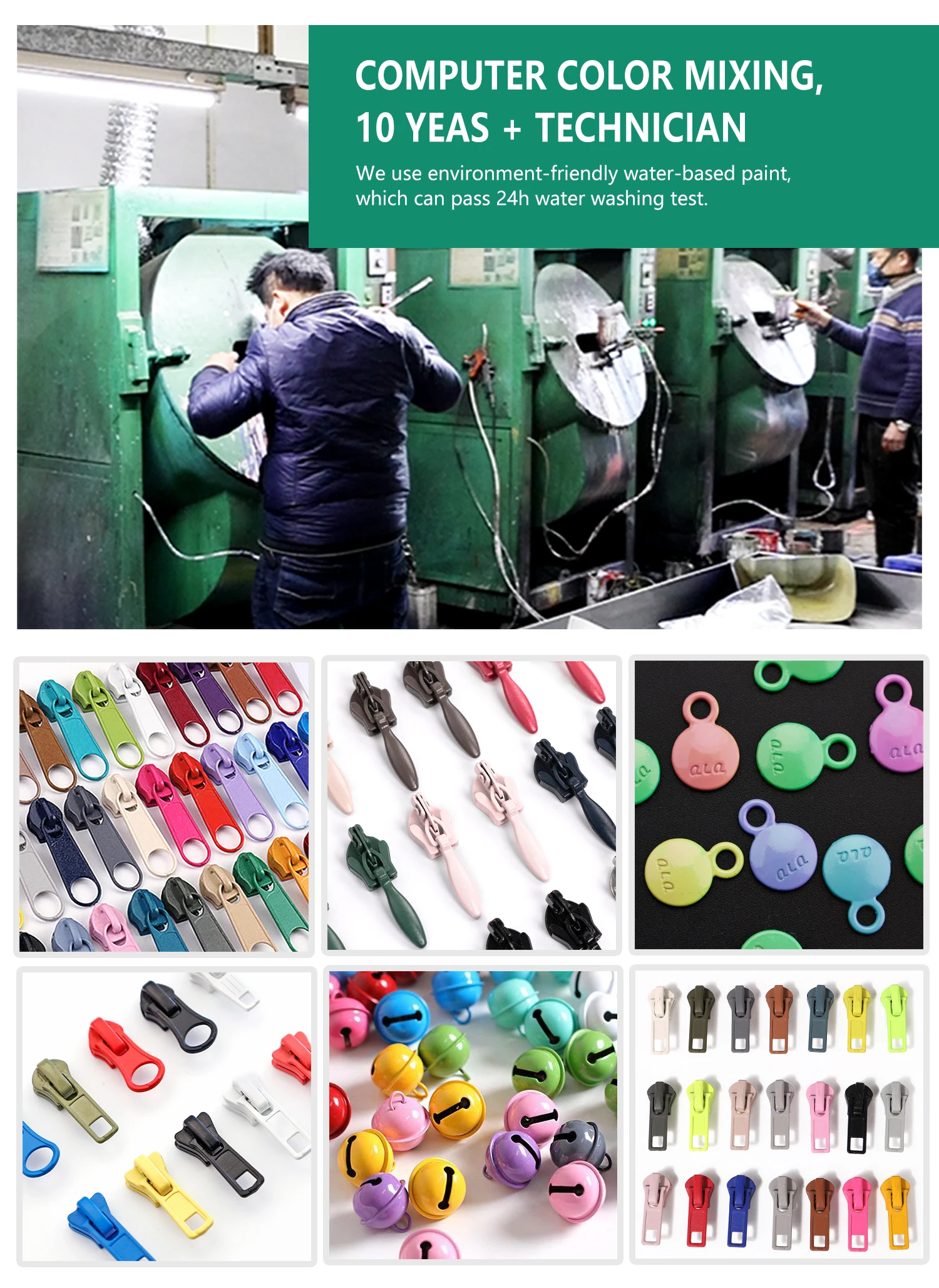 Factory Wholesale Custom Zipper Pulls Electroplating Metal Slider For ...