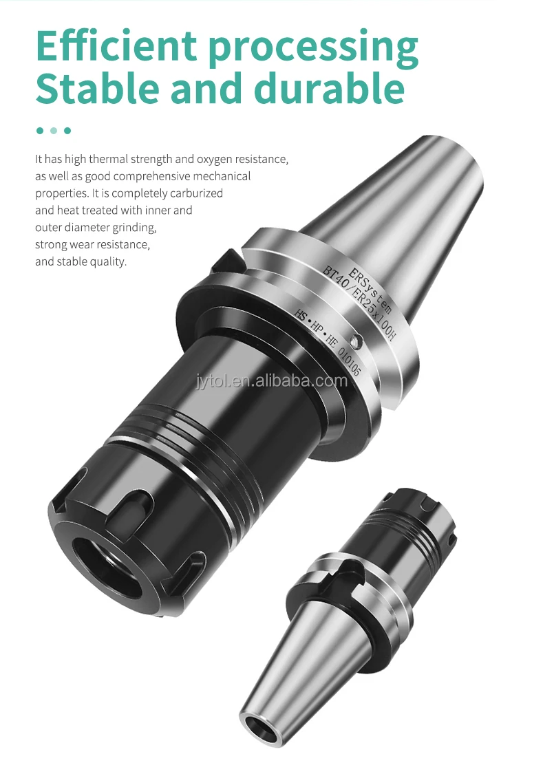 Bt40-er25-100 Bt40-er32-100 Er25 Collet Holder Chuck Tool Holder Milling And Drilling Machine Er ...