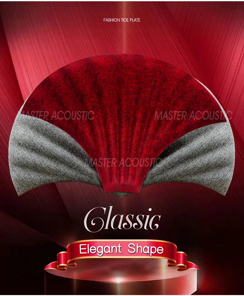 Master Acoustic 3d Decoration Polyester Acoustic Panel Colorful Sound ...