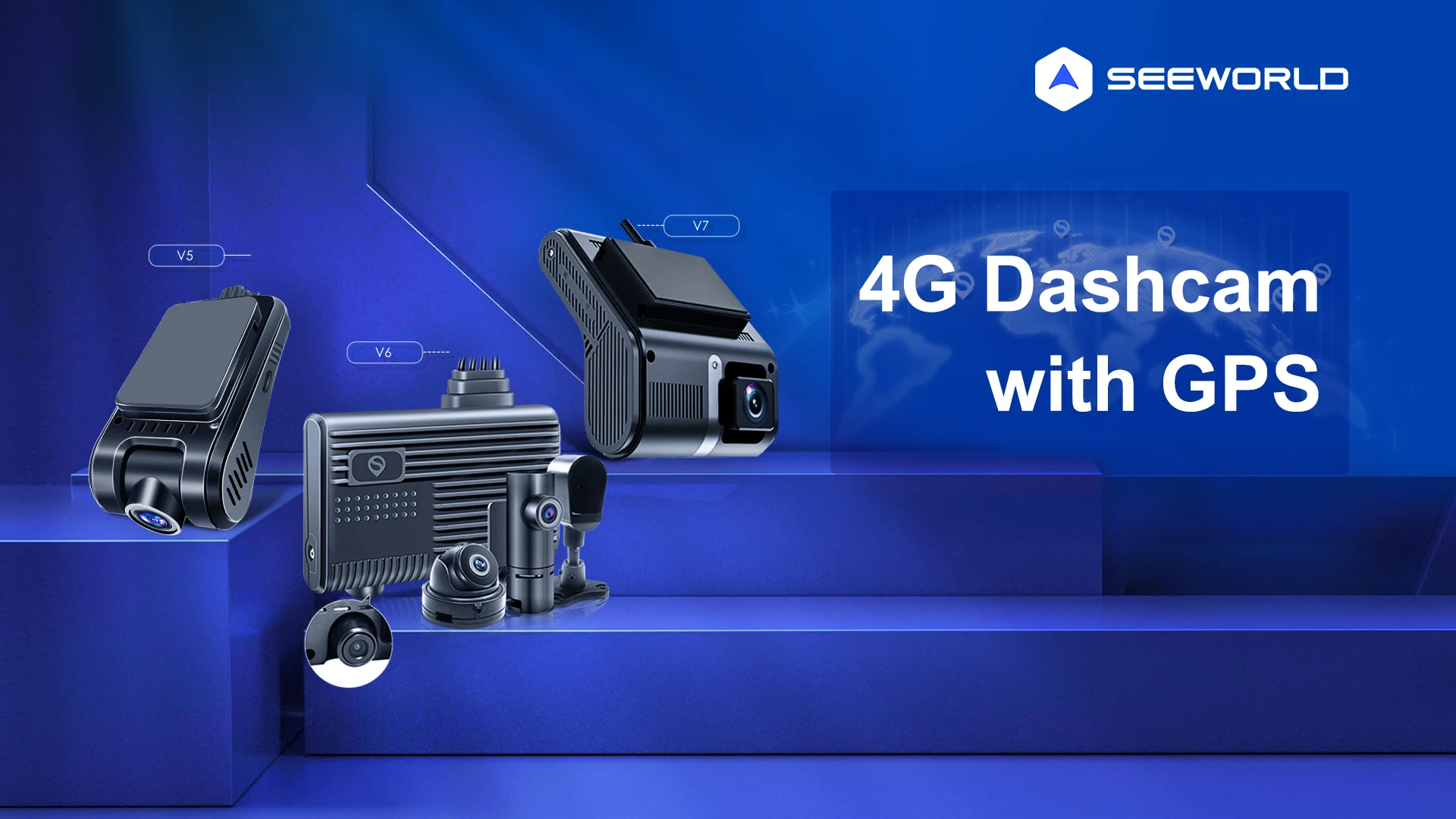 4g Lte 4 Channel Optional Car Vehicle Dual Camera Night Vision Adas ...