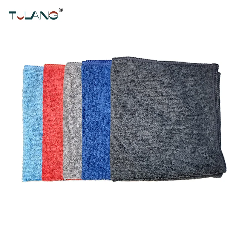 Microfiber Cleaning Cloth Set For Five Colors 35*35cm - Buy Car ...