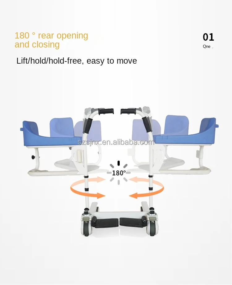 Multifunctional Shift Machine Bathing Toilet Care Wheelchair