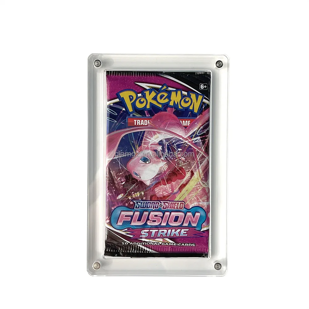 Acrylic Grading Card Slabs - Magnetic Pokemon Case Box Booster