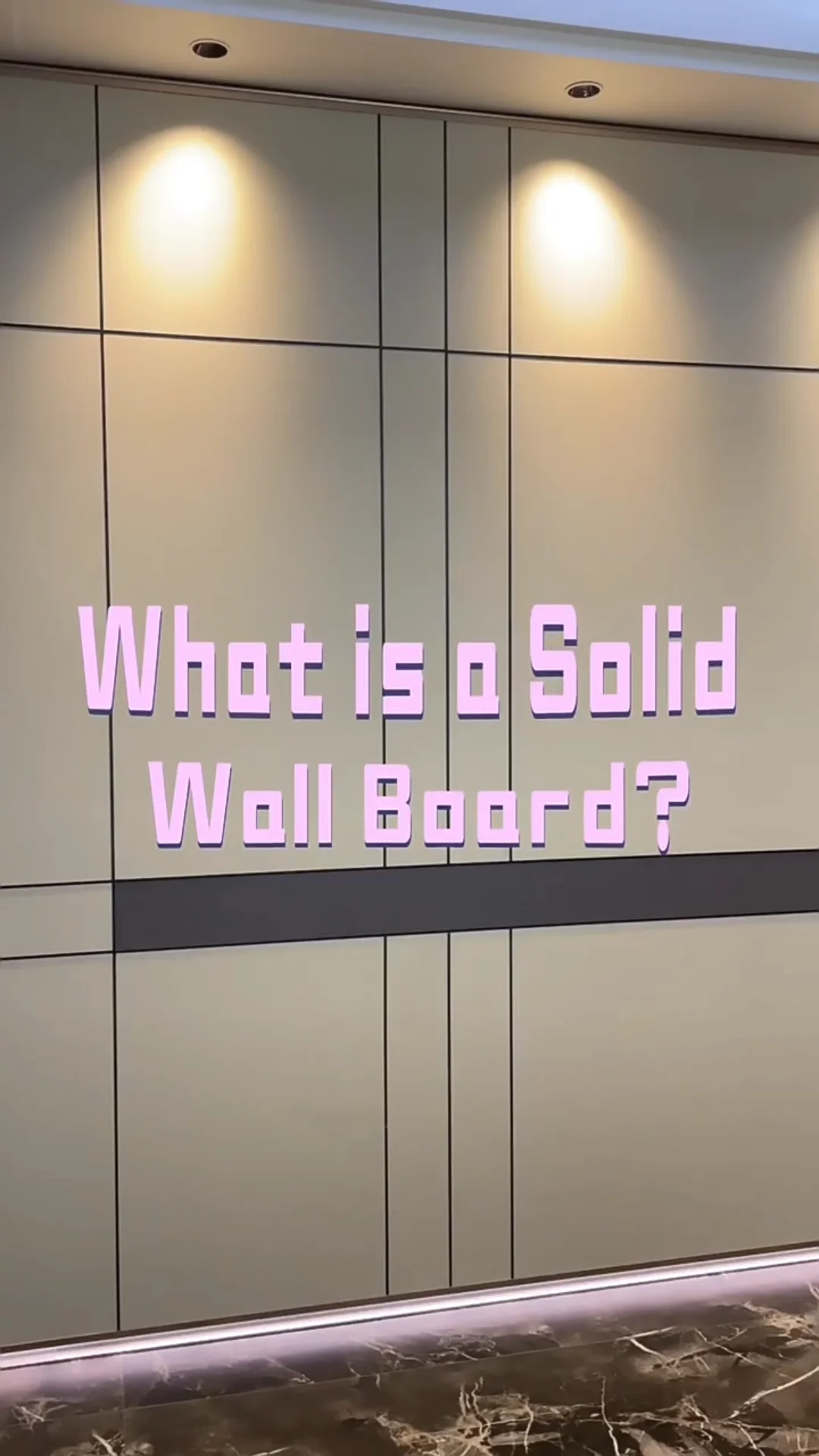 Qide Eco Friendly Bamboo Fiber Wpc Seamless Wall Panels For House ...