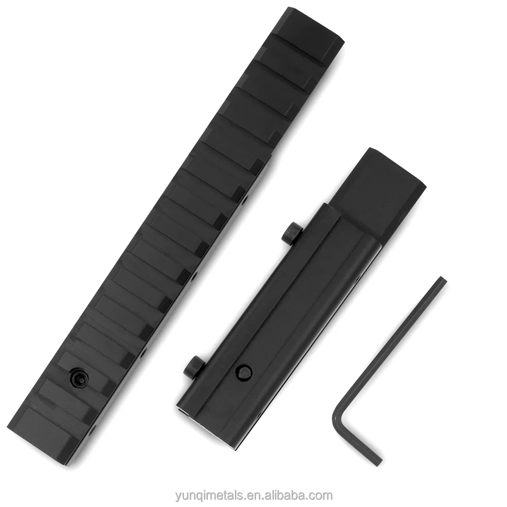 Aluminum Alloy Scope Mounting Brackets 155mm Extension Base 11mm To ...