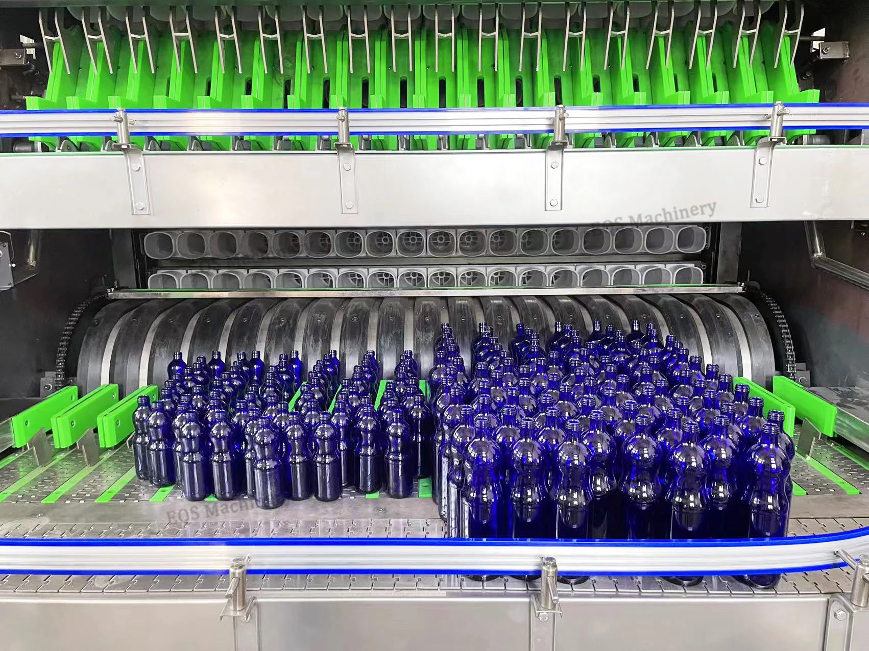 High Pressure Recycle Glass Bottle Washing Machine - EQS