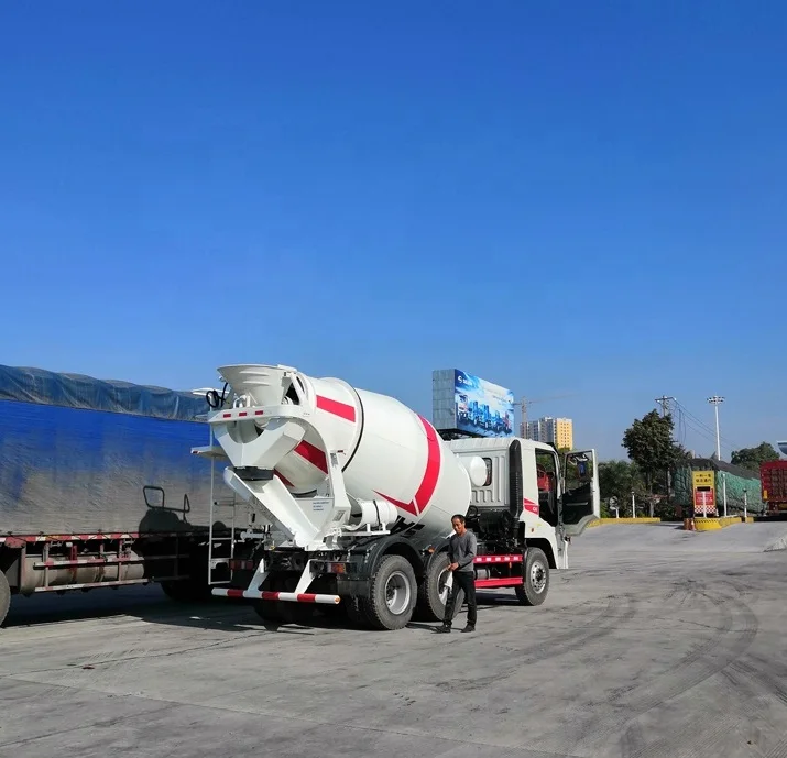 Concrete Machine 10m3 Truck Mounted Concrete Mixer Machine G4803b For ...