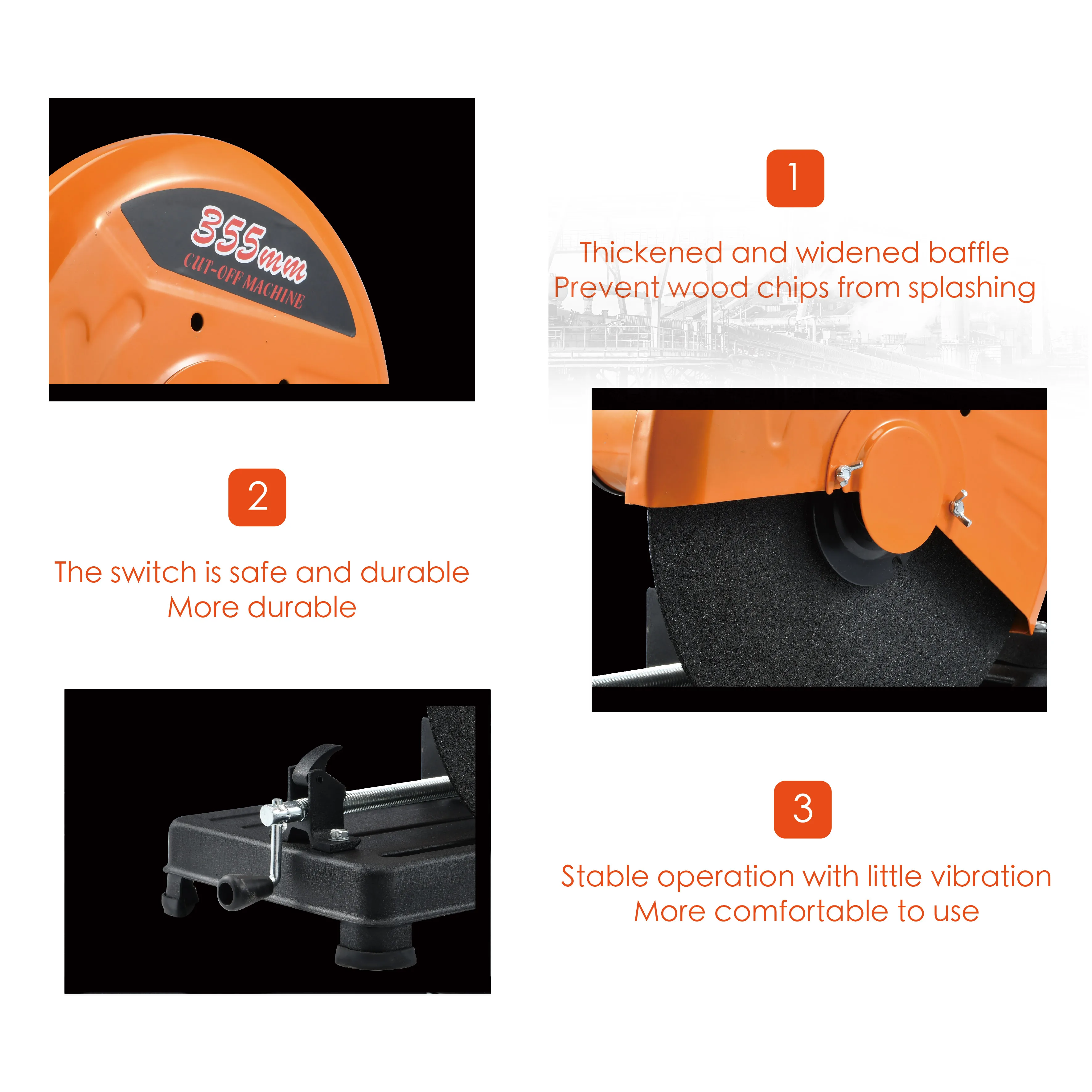 14'' Cut-off Machine Abrasive Wheel Cutting Machine 355mm Metal Cutting ...