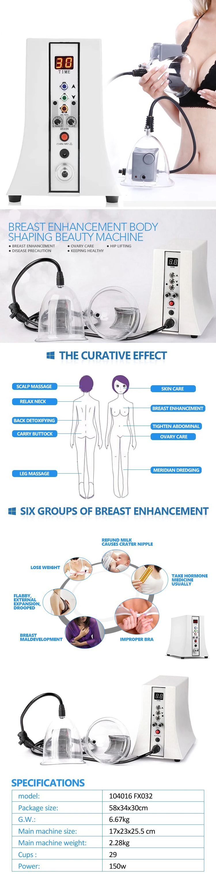 2025 Breast Enlargement Machine Breast Enlargement Pump Buttock and ...