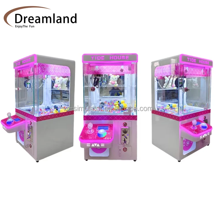 Dreamland Coin Operated Mini TIDE House Claw Toys Game Machine