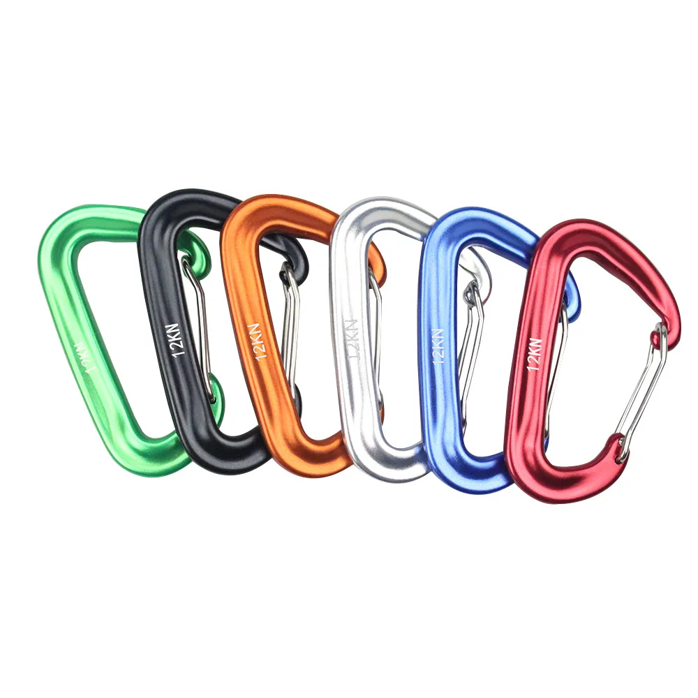 WEJUMP Plastic Professional Climbing Carabiner D Shape Mountaineering ...
