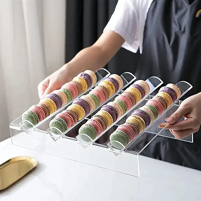 Wholesale Custom Desktop Clear Acrylic Macaron Display Holder