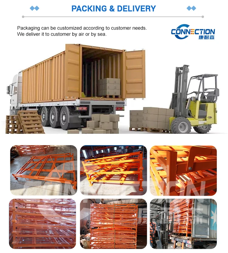 Collapsible Storage Warehouse Rack Stacking Truck Metal Tire Rack - Buy ...