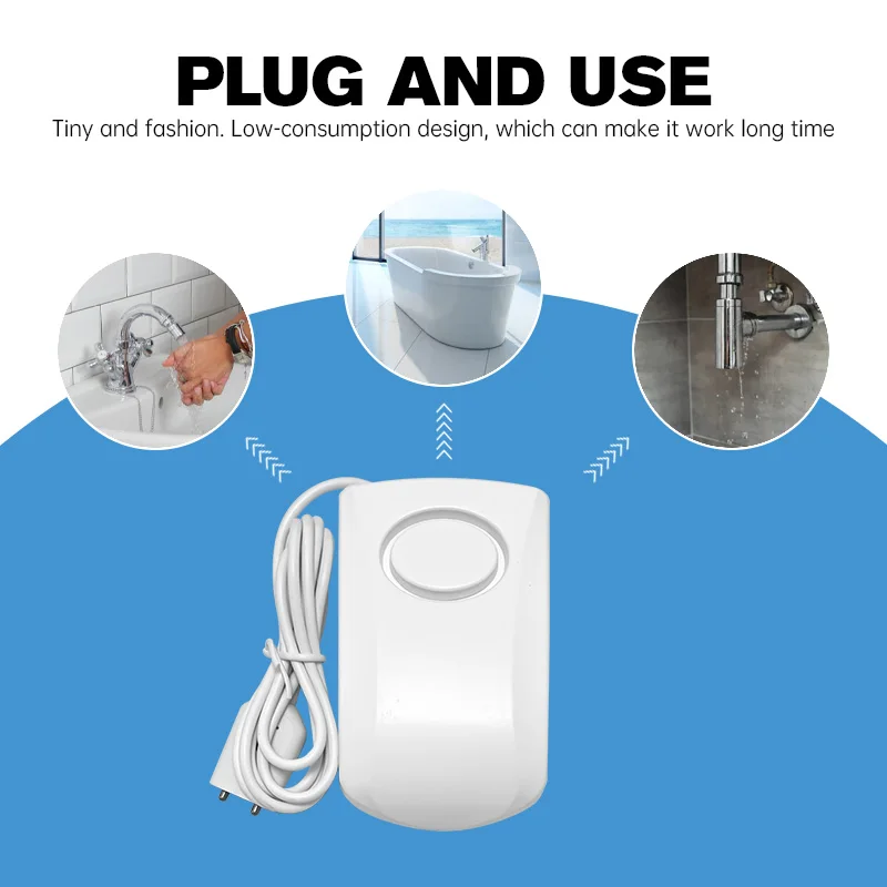 Floor Level Overflow Water Alarm Water Leak Detector For Home/bathroom ...
