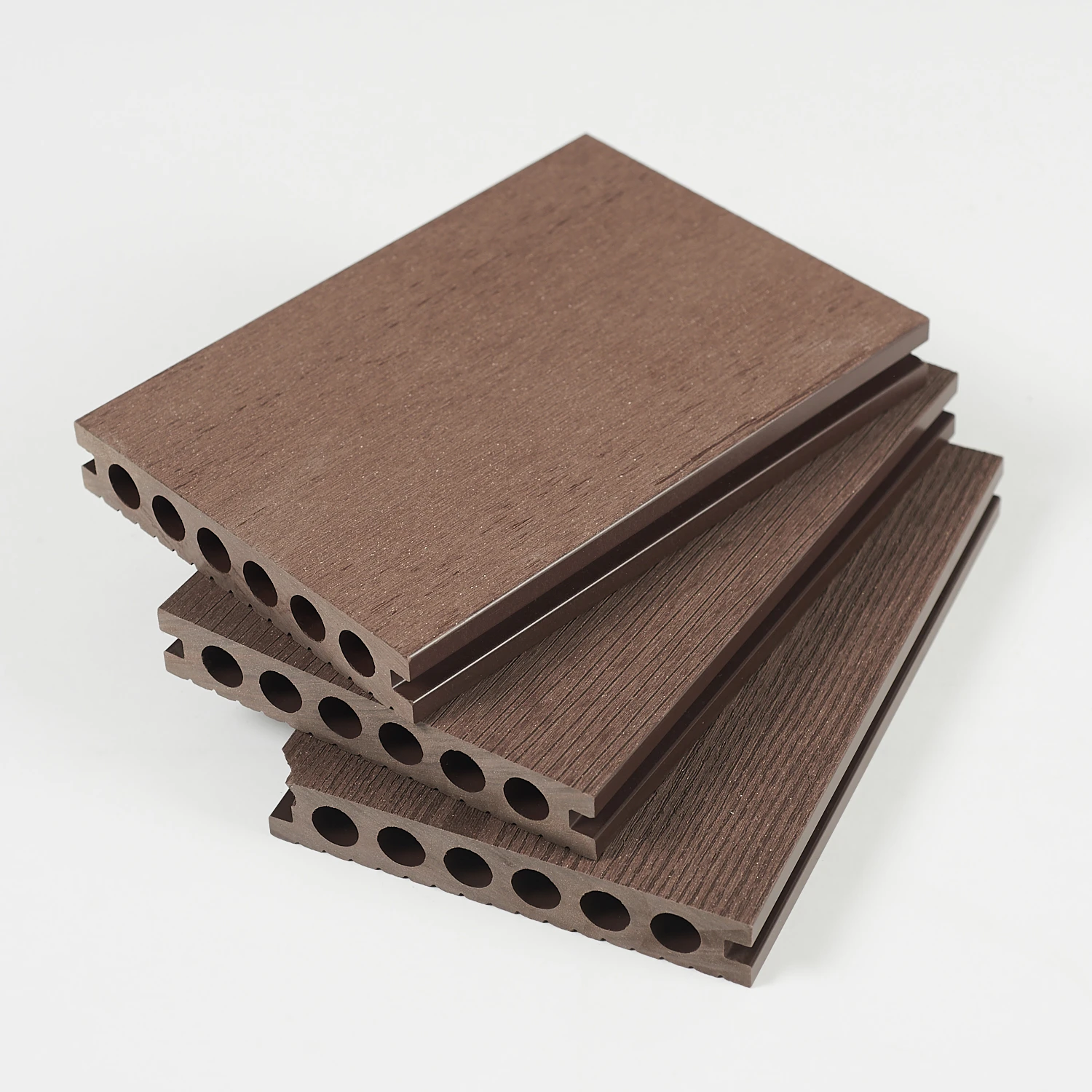 3d Embossed Round Hole Anti-corrosion Anti-uv Outdoor Swimming Pool Wpc Decking Wood Plastic ...