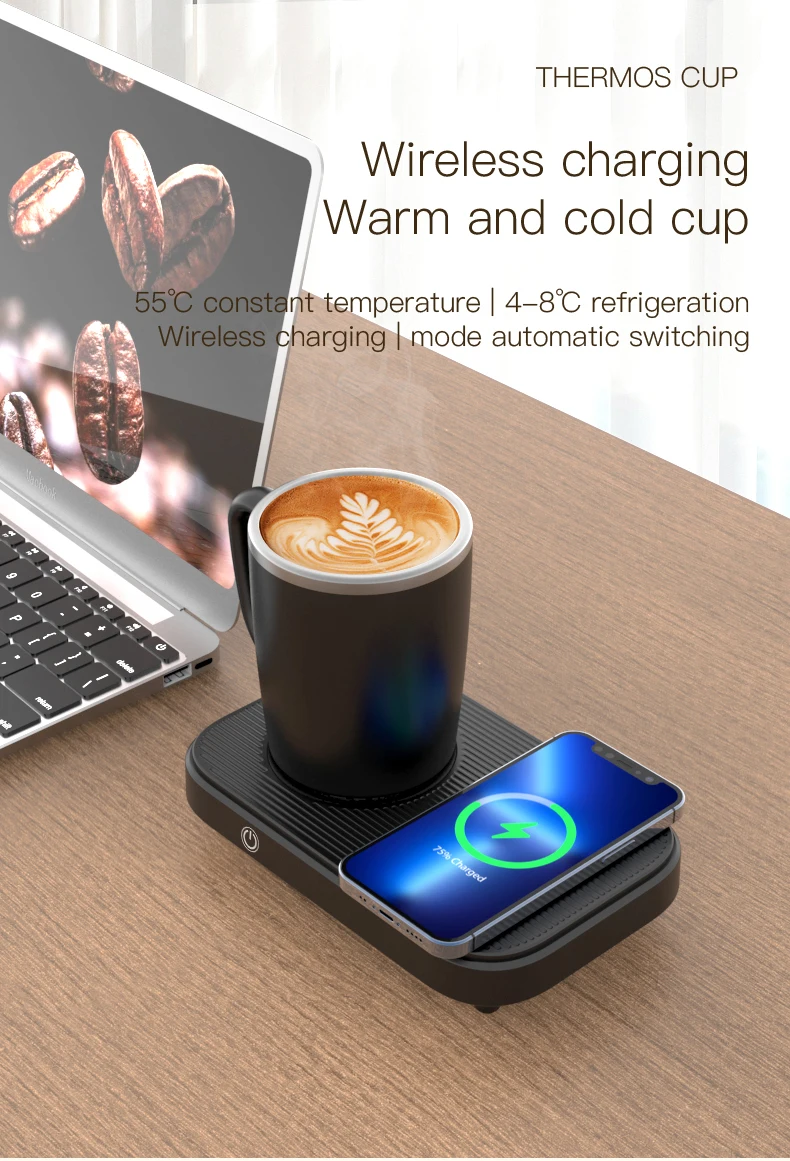 55 Degree Thermostat Mug Warmer Usb Connection Private Smart Drinkware ...