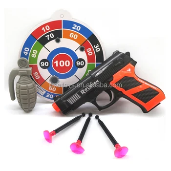 Cheap Mini Gun With Target,Soft Bullet Gun Set,Plastic Shooting Pistol ...