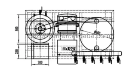 6 Guns Automatic Chicken Vacuum Lung Suction Machine