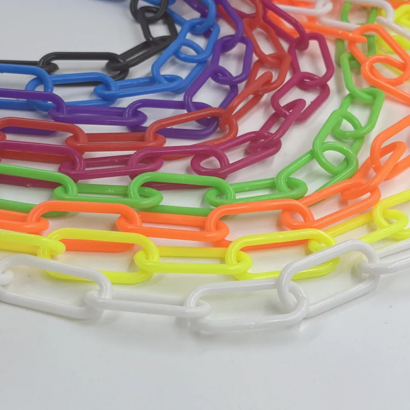 OEM Road Safety 6mm/8mm PVC Plastic Chain for Safety Barrier Warning ...