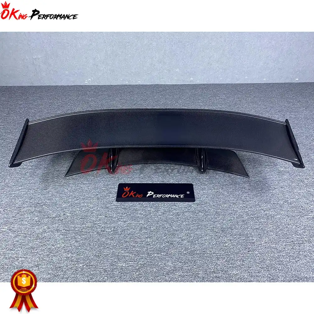 Ts High Bracket Style Carbon Fiber Rear Spoiler Gt Wing For Nissan R35 ...