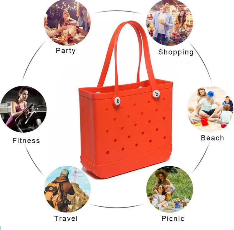 Wholesale Custom Beach Tote Waterproof Large Capacity Travel Bag Large ...