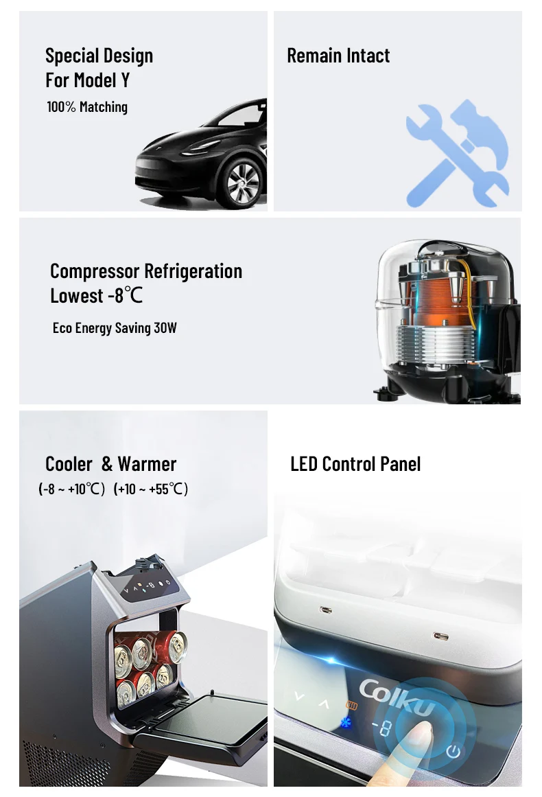 Specialized Design 4.6l 12v/24v Mini Car Fridge With Cooling And ...