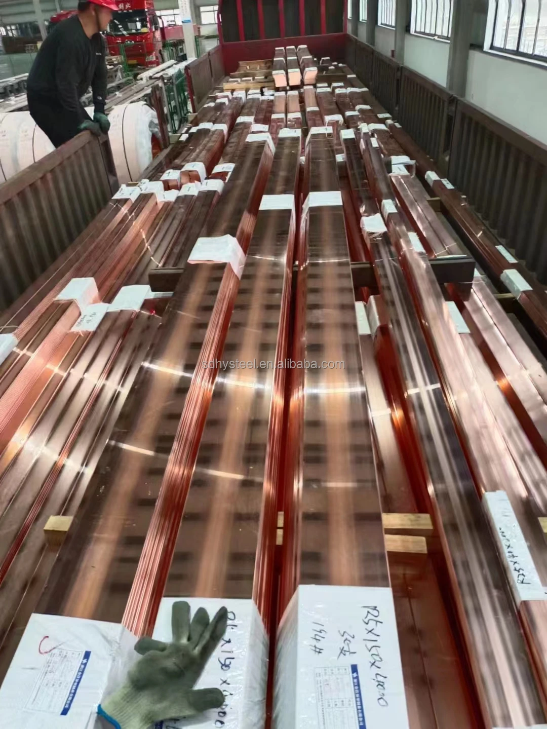 110x10x5500mm Flat Bus Bar Copper Busbar Use For Electrical Equipment ...