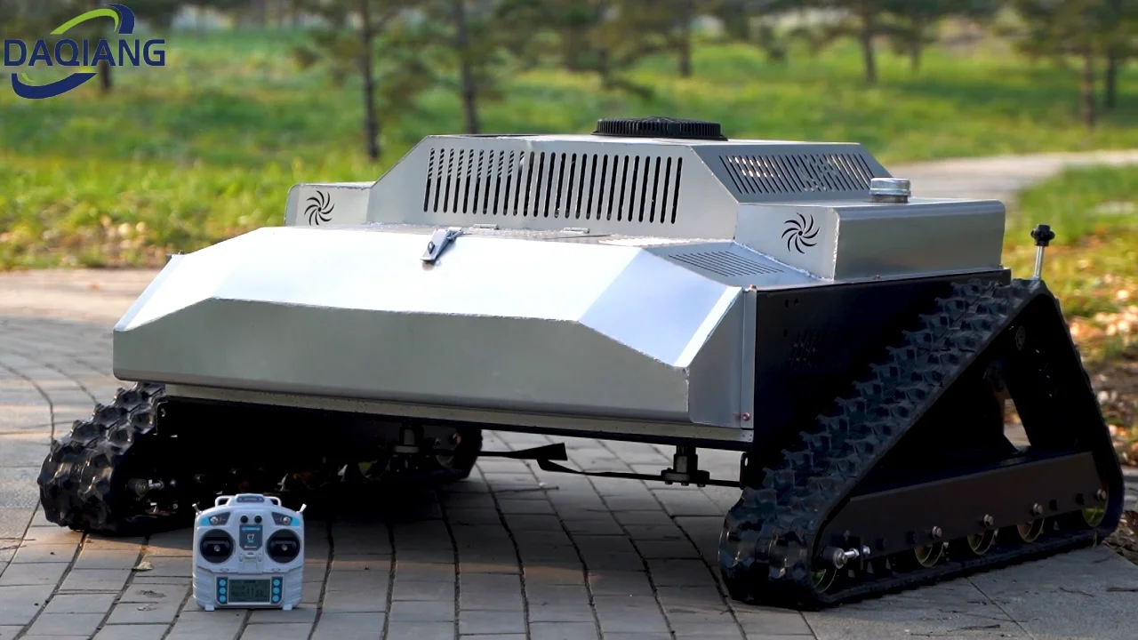 Multifunctional Remote Control Crawler Lawn Mower Small Lawn Mower For ...