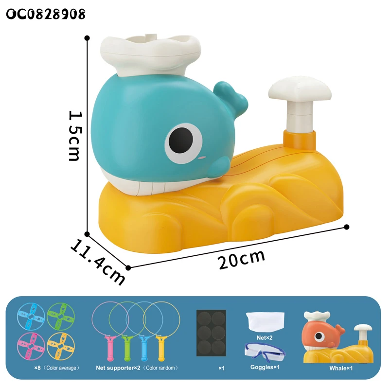 Whale Design Novelty Toys - Flying Discs Launcher Machine
