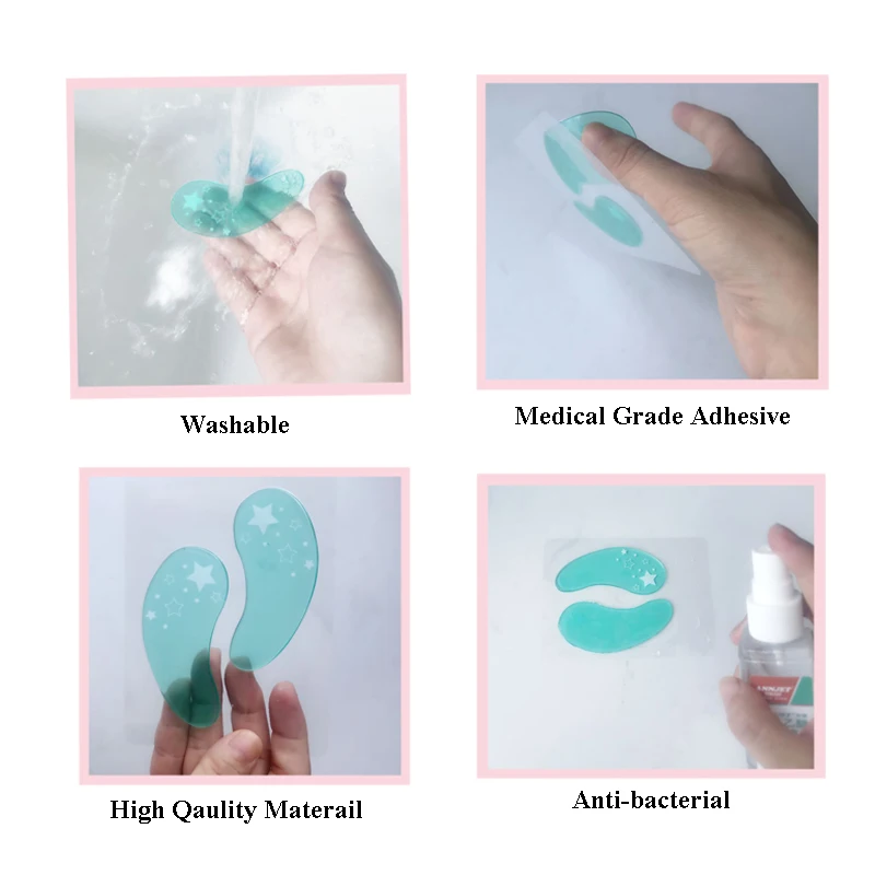 New Arrival Waterproof Eye Patch Under Eye Reusable Patches Antiwrinkle ...