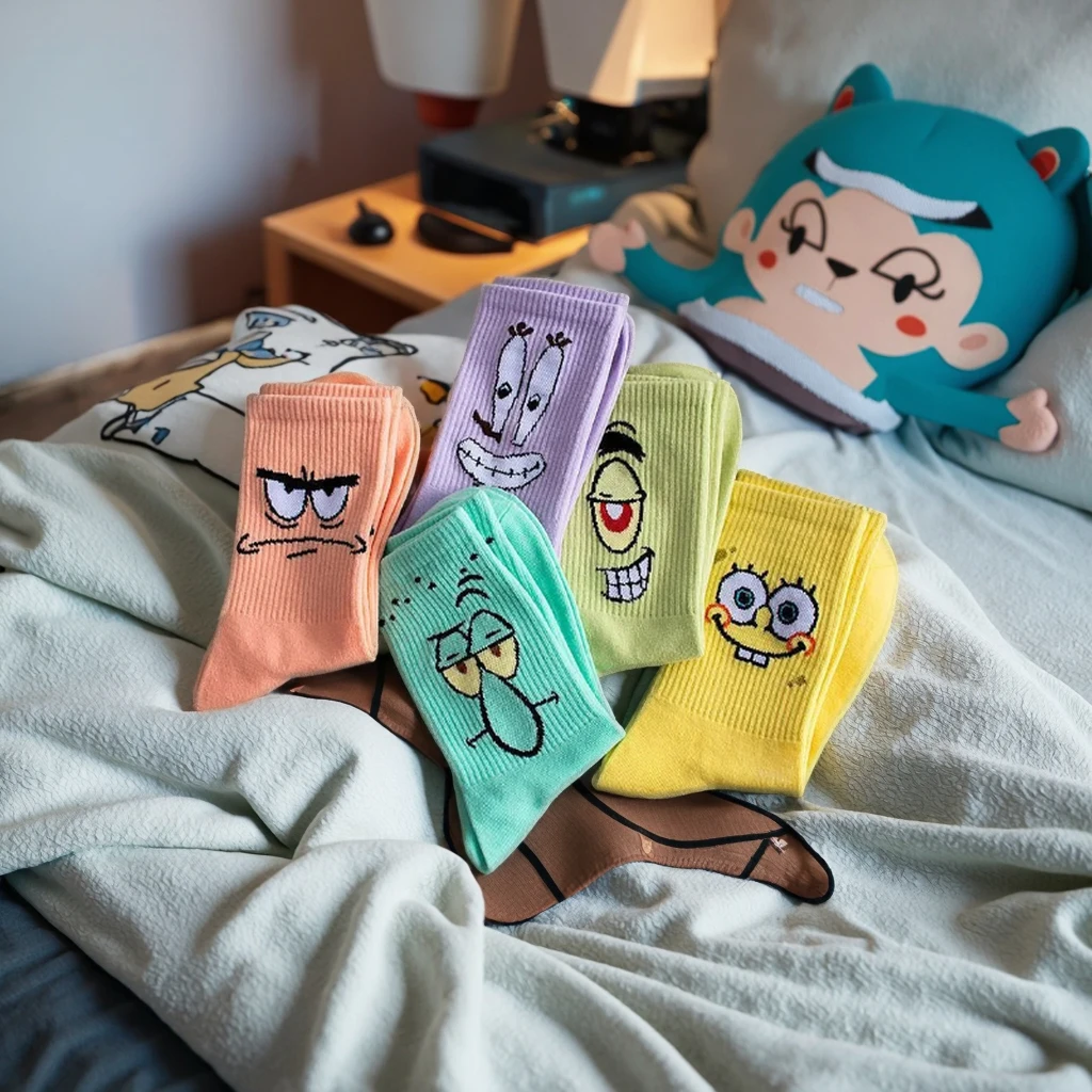 High Quality Funny Cartoon Character Socks Comfortable And Breathable ...