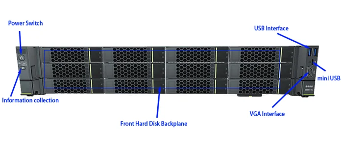 Hua Wei Xfusion Servers 2288H V7 - Rackmount 2U Chassis
