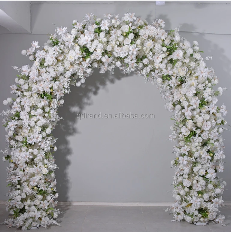 Custom Blue Wedding Flower Arch Artificial Flowers for Wedding ...