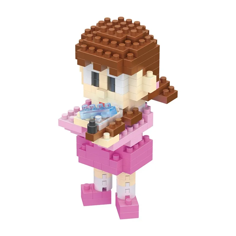 DIY Mini 3D Cartoon Character Building Block Sets for Kids