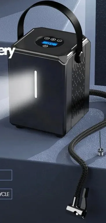 Certified Portable Cube Smart Car Air Compressor Inflator Bike Pump ...