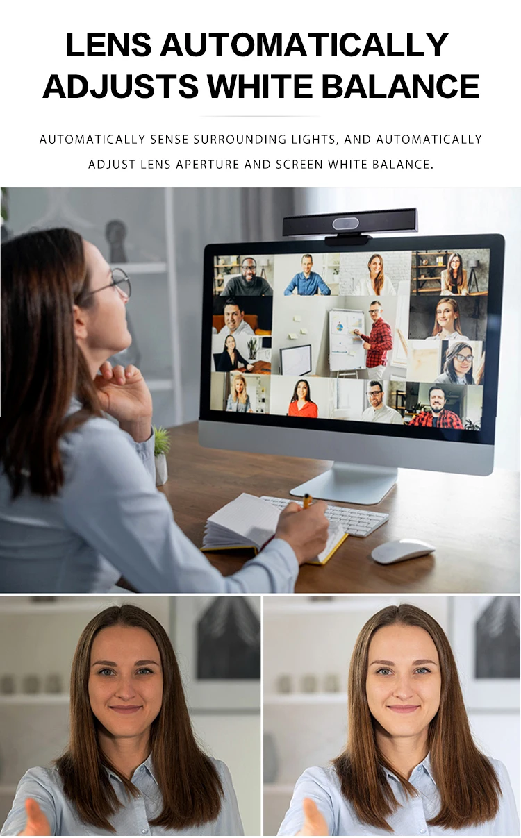 Advanced Microphone Design Two-way Stereo Speakers 4k Video Studio Equipment X70 Poly Studio ...